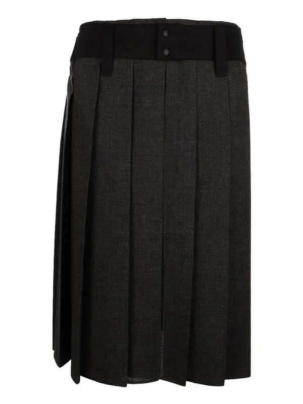 Prada Pleated Skirt - Multicolor