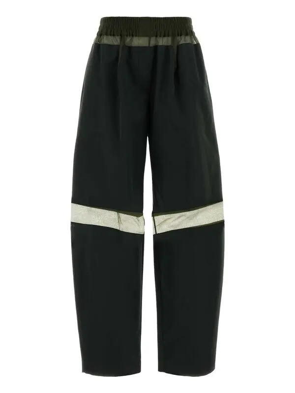 Fendi Cotton Blend Cargo Pants - Green