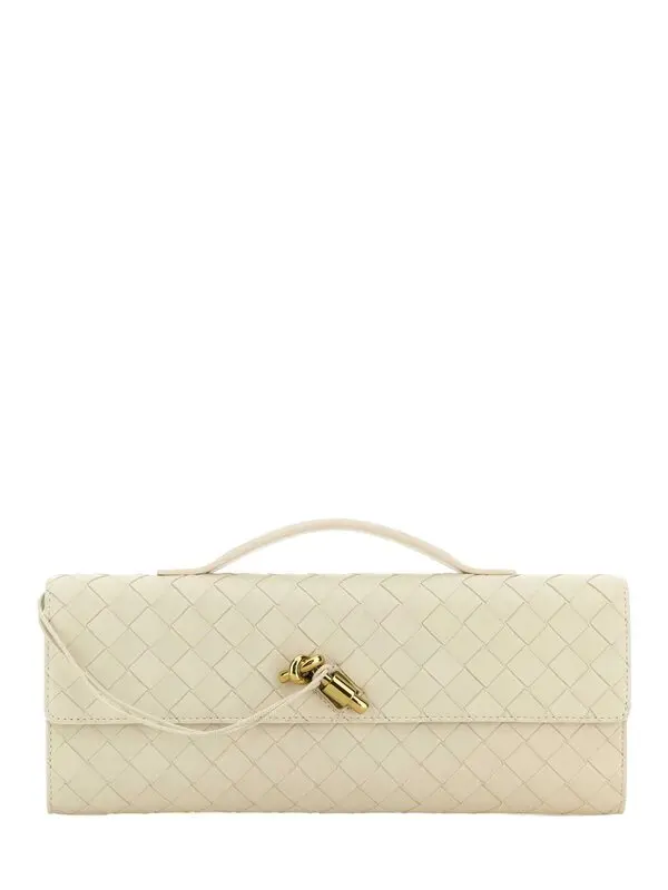 Bottega Veneta Andiamo Handbag - White