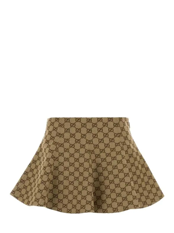 Gucci Gg Fabric Mini Skirt - Multicolor