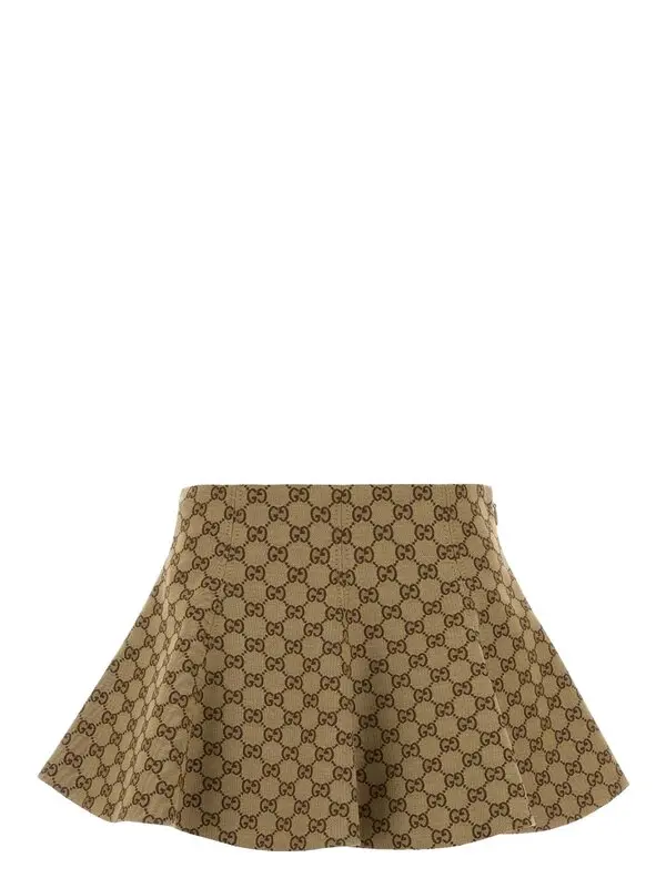 Gucci Gg Fabric Mini Skirt - Multicolor
