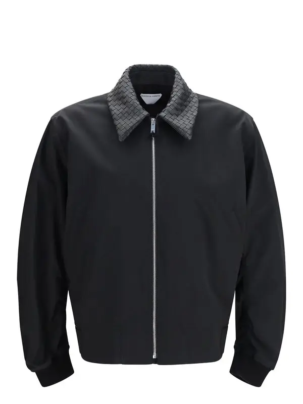 Bottega Veneta Padded Technical Nylon Jacket - Black
