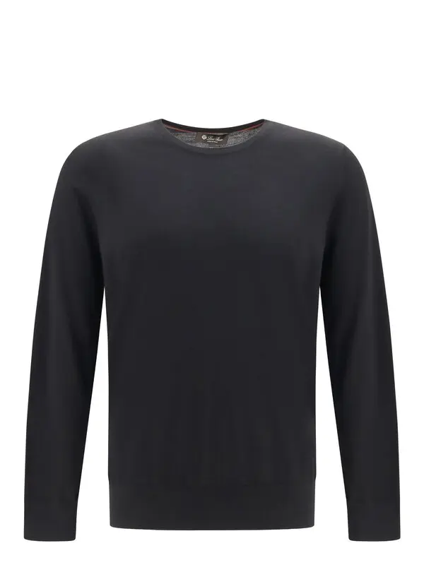 Loro Piana Virgin Wool Sweater - Black