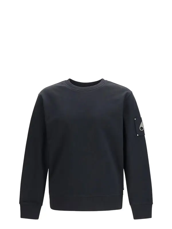 Moose Knuckles Hartsfield Crewneck Sweatshirt - Black