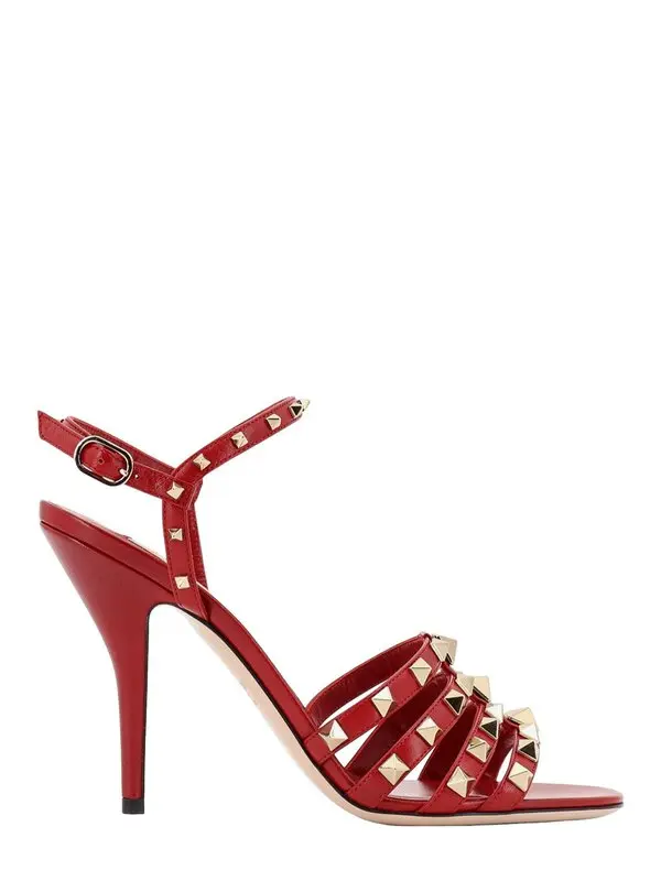 Valentino Garavani Rockstud Leather Sandals - Multicolor