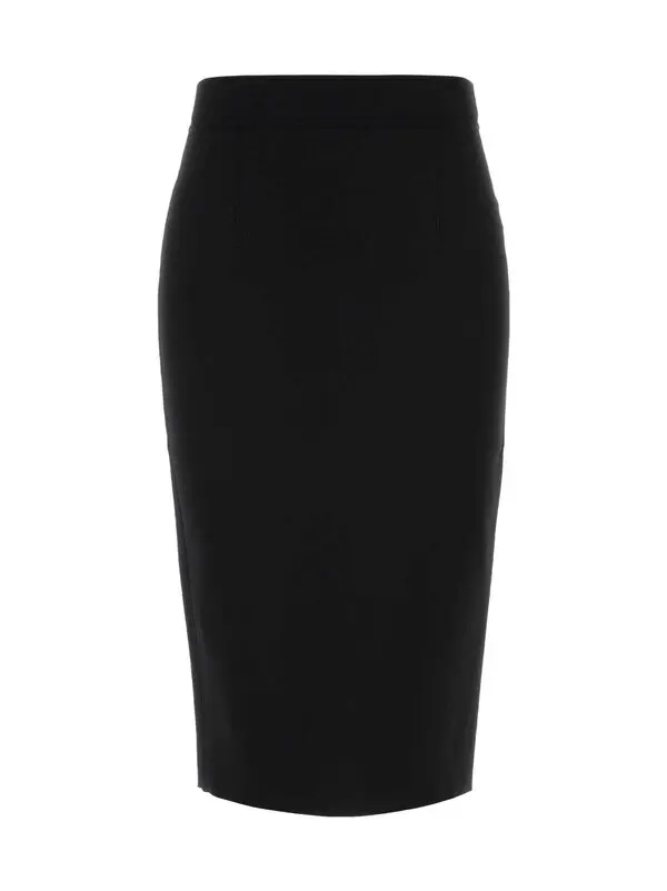 TOM FORD Stretch Viscose Blend Skirt - Black