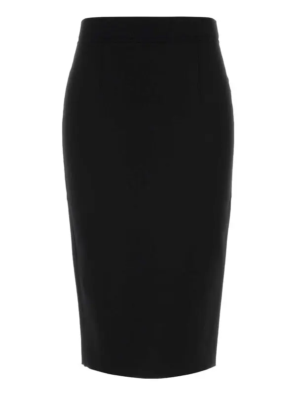 TOM FORD Stretch Viscose Blend Skirt - Black