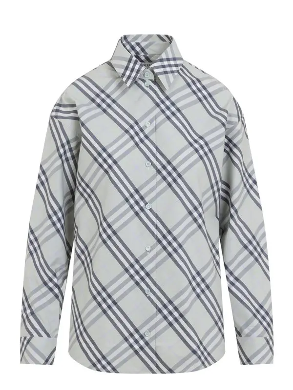 Burberry Elara Check Shirt - Green