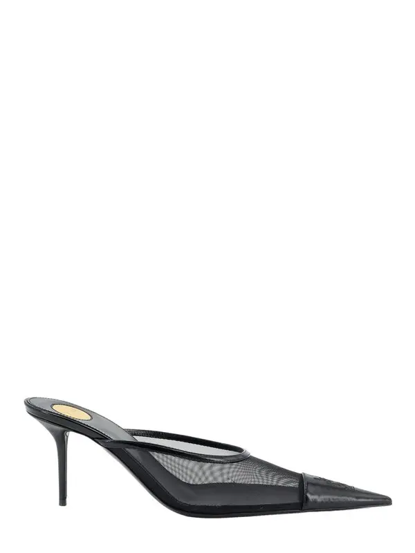 Saint Laurent Renee Mesh Pump With Cassandre Toe - Multicolor