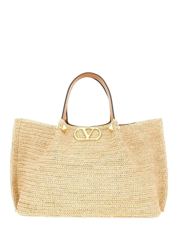 Valentino Garavani Raffia Tote Bag - Multicolor