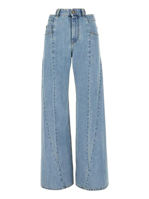 MAISON MARGIELA Wide Leg Jeans - Multicolor