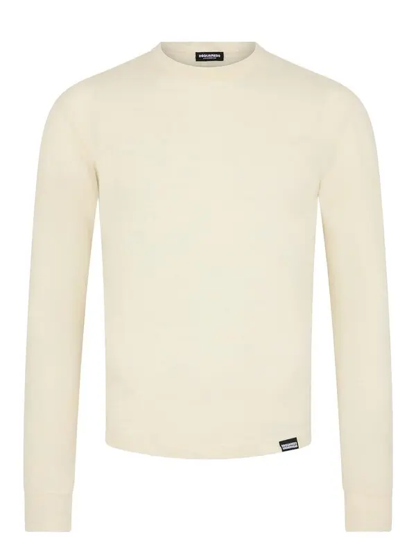 Dsquared2 Snowy Dream Long Sleeve T-shirt - White