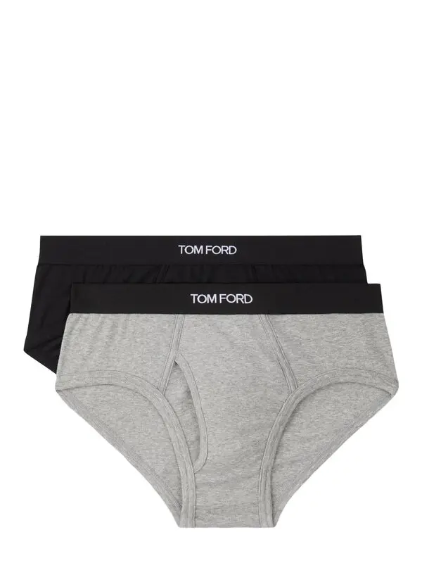 TOM FORD Confenzione Da Due Slip - Black