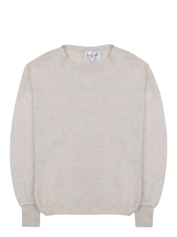 OSCAR THE COLLECTION Ottis Knit Top - Beige