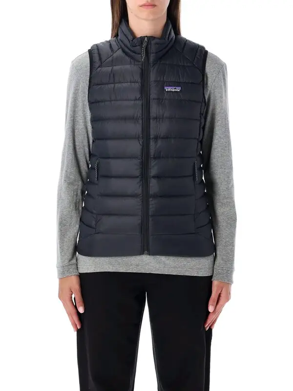 Patagonia Down Sweater Vest Lightweight Packable Insulated Layer - Nero