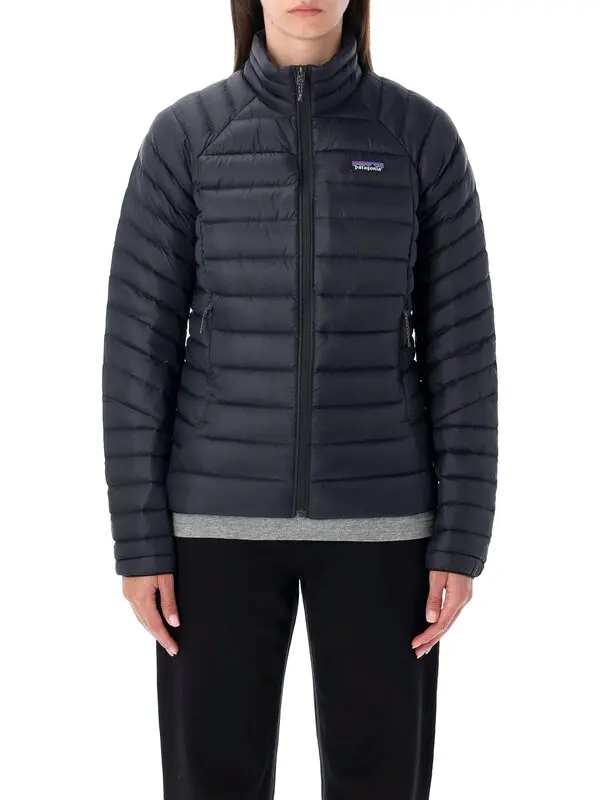 Patagonia Down Sweater Quilted Lightweight Jacket With 800-fill-power Rds-certified Down - Nero