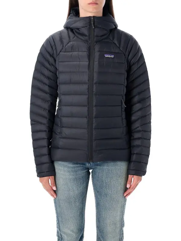 Patagonia Down Sweater Hooded Jacket With 800-fill Down - Nero