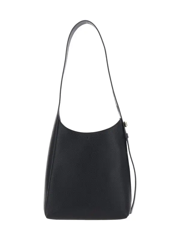 Tory Burch Quilted Zip Top Handle Vanity Case - Black