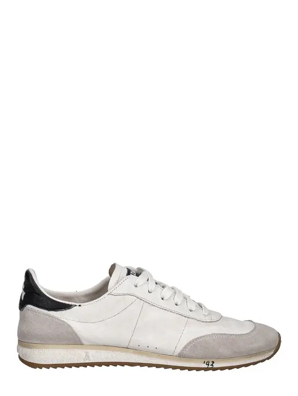Patrizia Pepe Leather Lace-up Sneakers - White