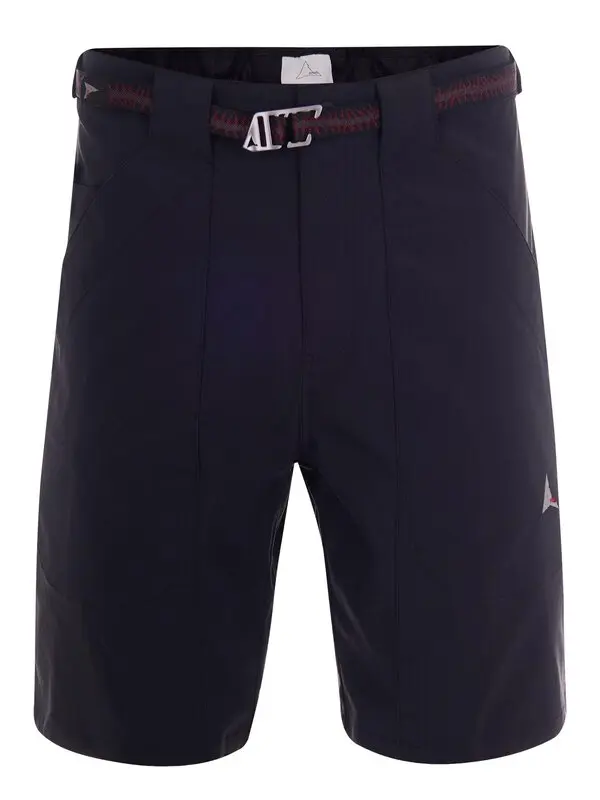 ROA Technical Belted Shorts - Black