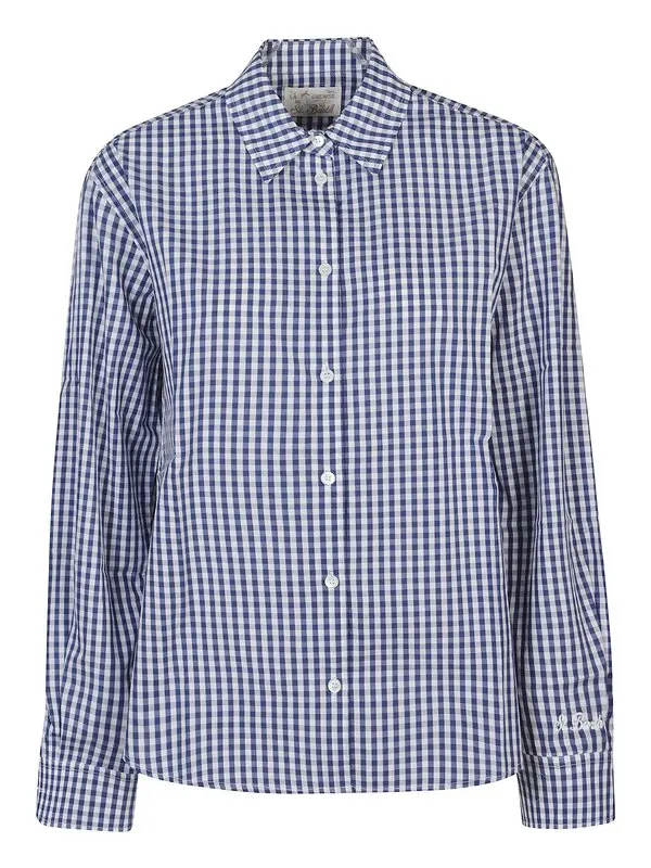 MC2 SAINT BARTH Mini Shirt For - Navy