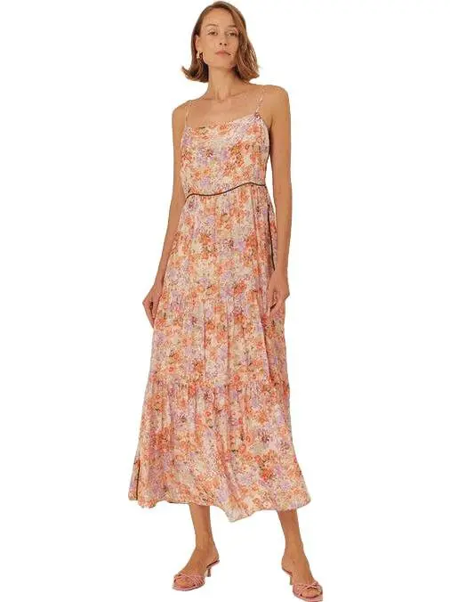 EXQUISE Paris Midi Dress - Multi Color