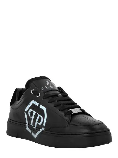 Philipp Plein Carson Hexagon Low-top Sneakers - Black/black