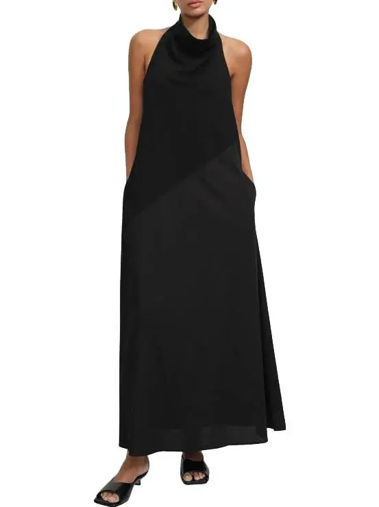 MARCELLA Denali Maxi Dress - Black