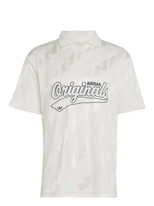 Adidas Originals Jacquard Jersey Graphic Tee - Cloud White