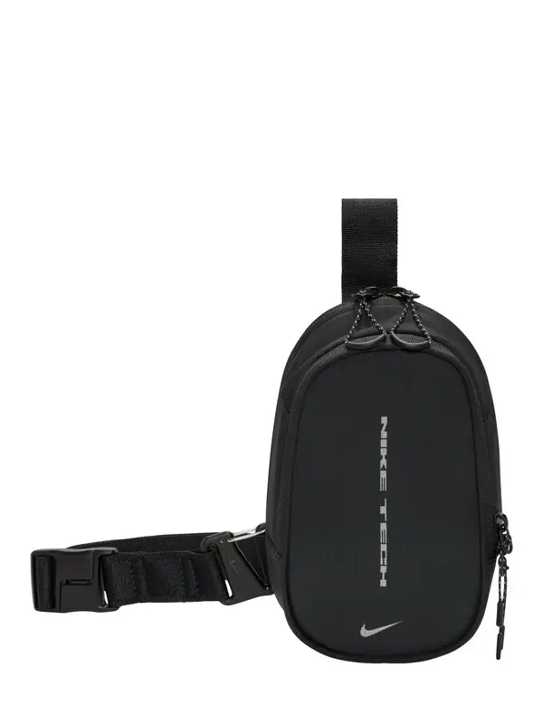 Nike Commute 1l Tech Crossbody Bag - Black/black/reflect Silver