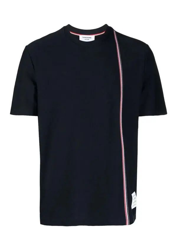 Thom Browne Short Sleeve T-shirt - Navy