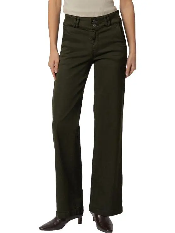 Kut From The Kloth Jodi High Waist Straight Leg Jeans - Olive Jm