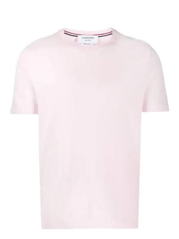 Thom Browne Short Sleeve T-shirt - Pink