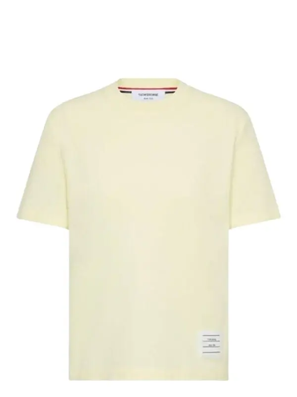 Thom Browne Short Sleeve T-shirt - Yellow