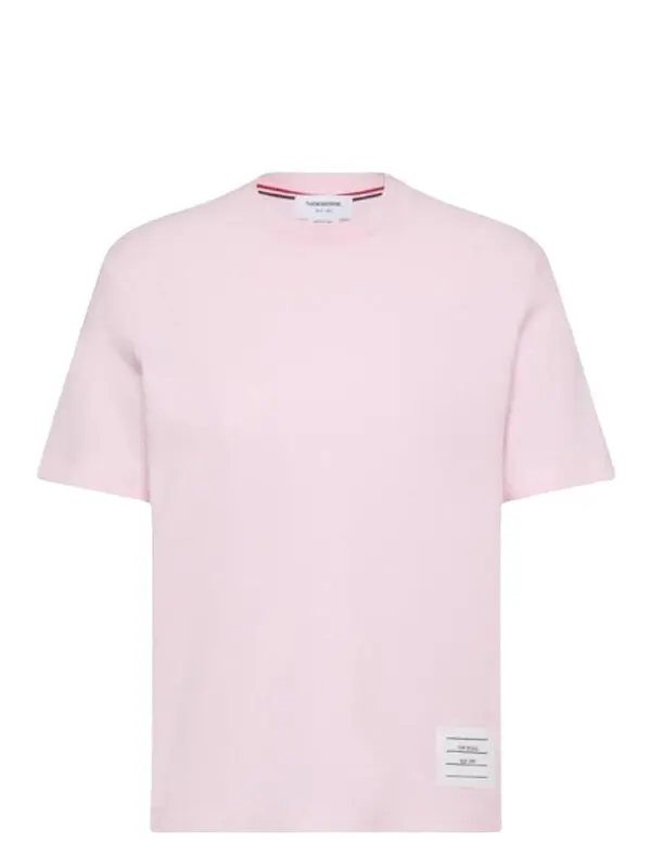Thom Browne Short Sleeve T-shirt - Pink