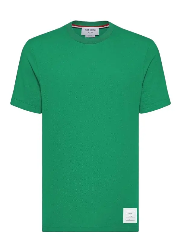 Thom Browne Short Sleeve T-shirt - Green