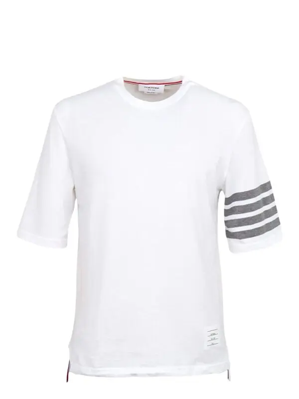 Thom Browne Short Sleeve T-shirt - White