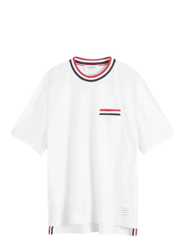 Thom Browne Short Sleeve T-shirt - White