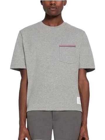 Thom Browne Short Sleeve T-shirt - Gray