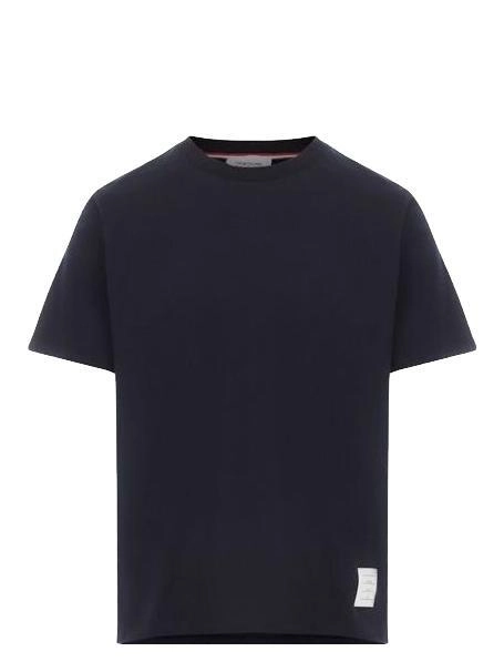 Thom Browne Short Sleeve T-shirt - Navy