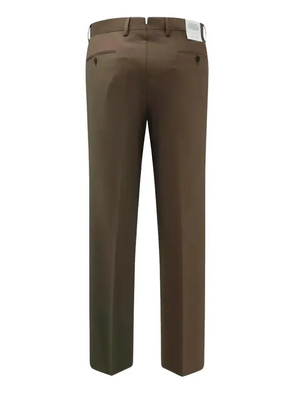 GERMANO 1952 Pleated Tailored Trousers - Brown