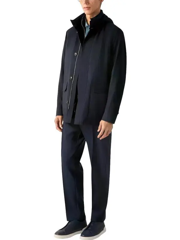 Zegna Wool Trousers - Blue
