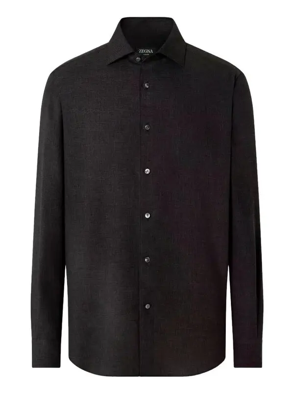 Zegna Cashco Shirt - Black