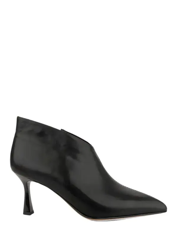 LINDA BAUMANN Pointed-toe Ankle Boots - Black