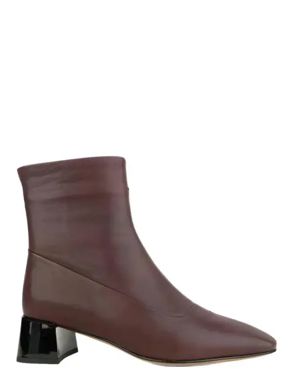 LINDA BAUMANN Block-heel Ankle Boots - Purple
