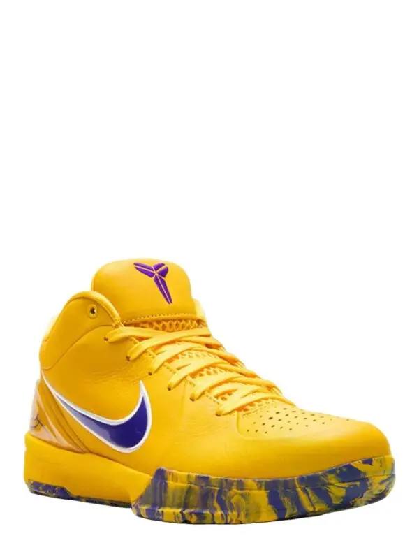 Nike X Los Angeles Lakers Zoom Kobe 4 Protro Sneakers - Yellow