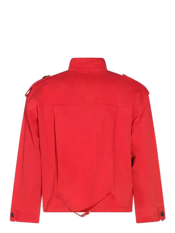 FOUND Buckle-fastening Epaulette Jacket - Red