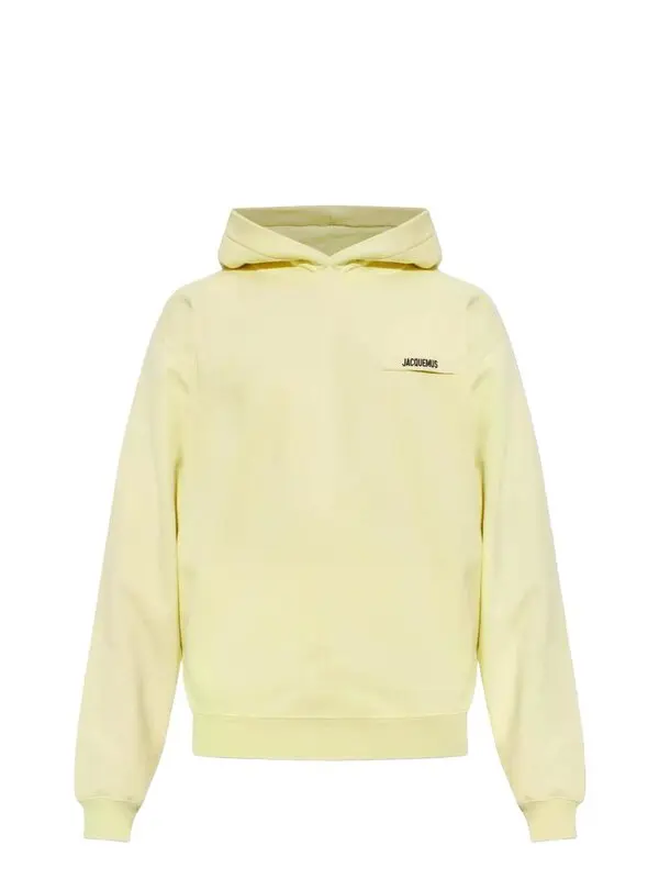 Jacquemus The Gros Grain Hoodie - Yellow