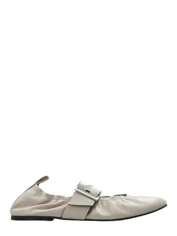 ALOHAS Sarea Buckle-fastening Ballet Flats - Neutrals