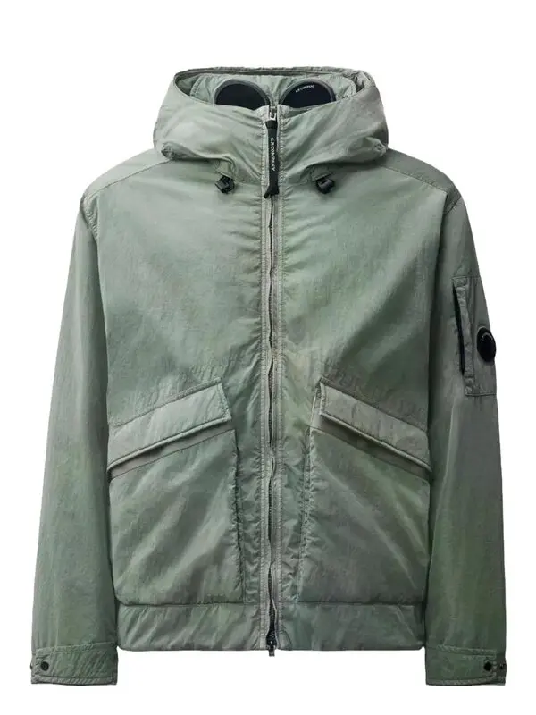 C.P. COMPANY Heavy Chrome-r Padded Goggle Jacket - Green
